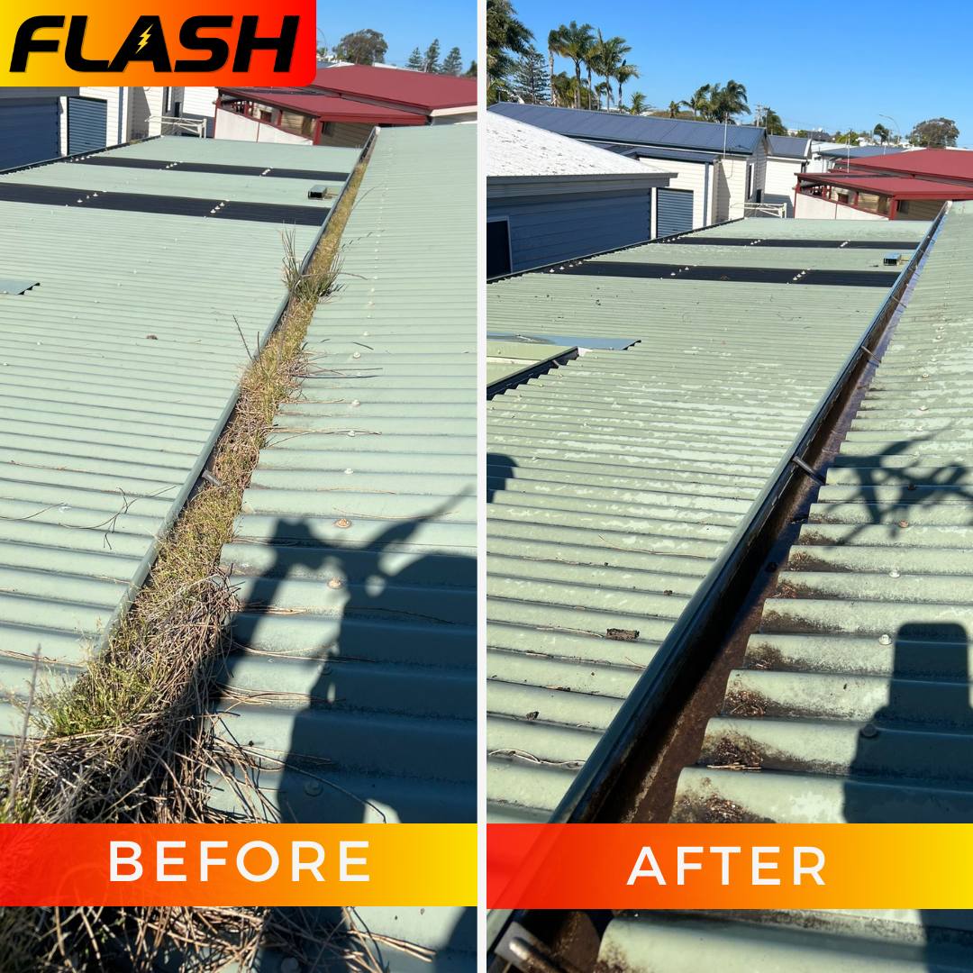RESIDENTIAL GUTTER CLEANING - Flash Window Cleaning